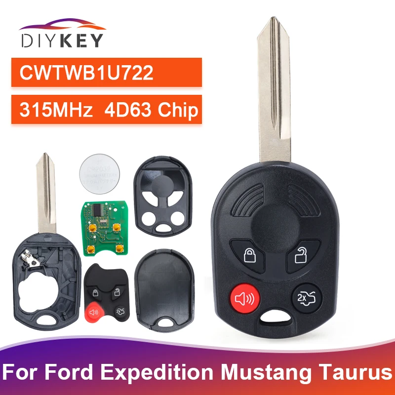 Diykey Oem Board Cwtwb1u722 315mhz 4d63 Chip For Ford Expedition ...
