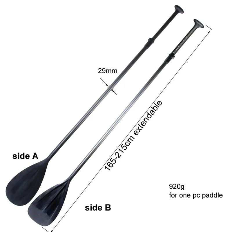 new-strong-extendable-oar-stand-up-paddle-aluminium-shaft-hard-plastic ...