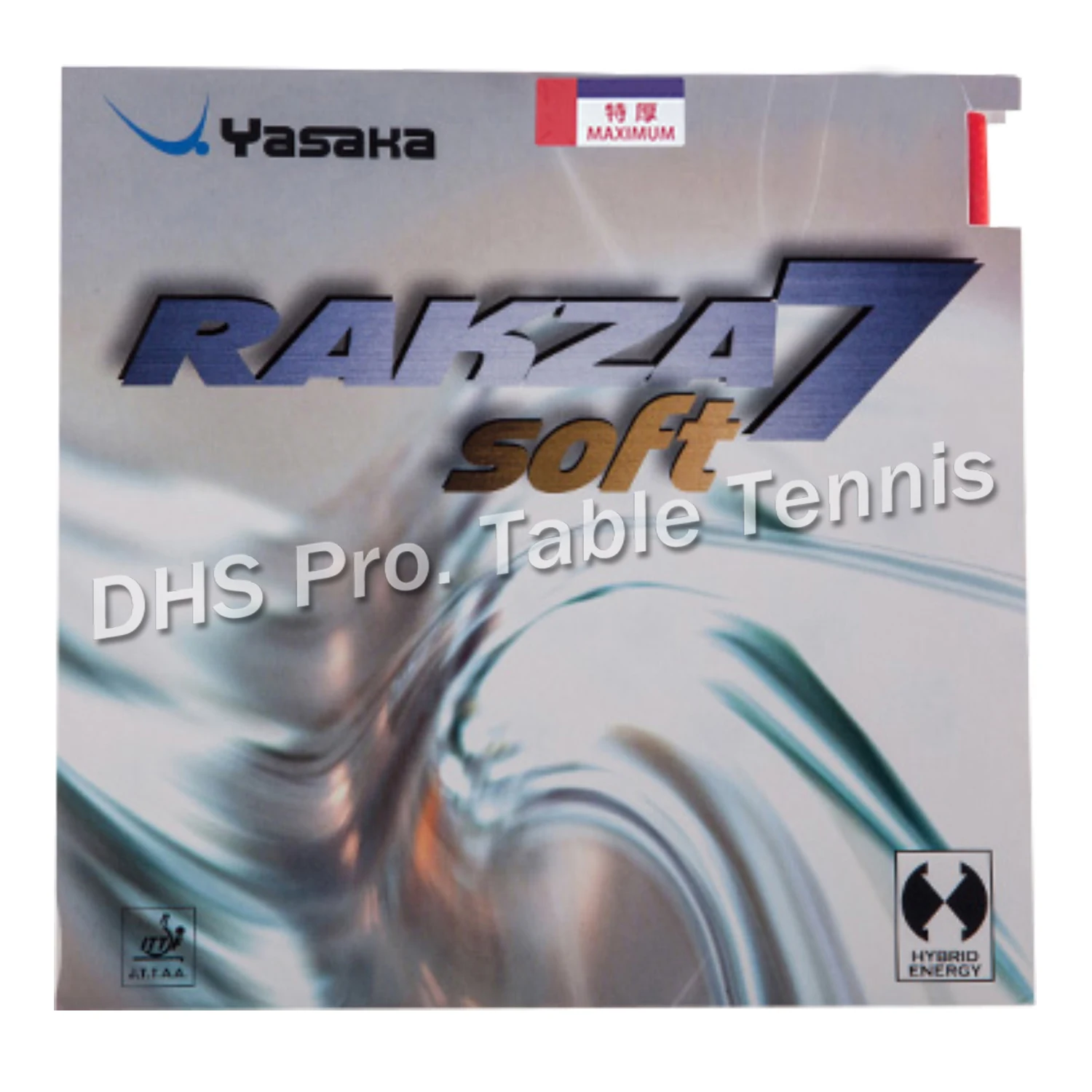 Yasaka Original RAKZA 7 SOFT RK7 Pimples In Table Tennis Rubber RAKZA7 SOFT Pips-In Ping Pong ...