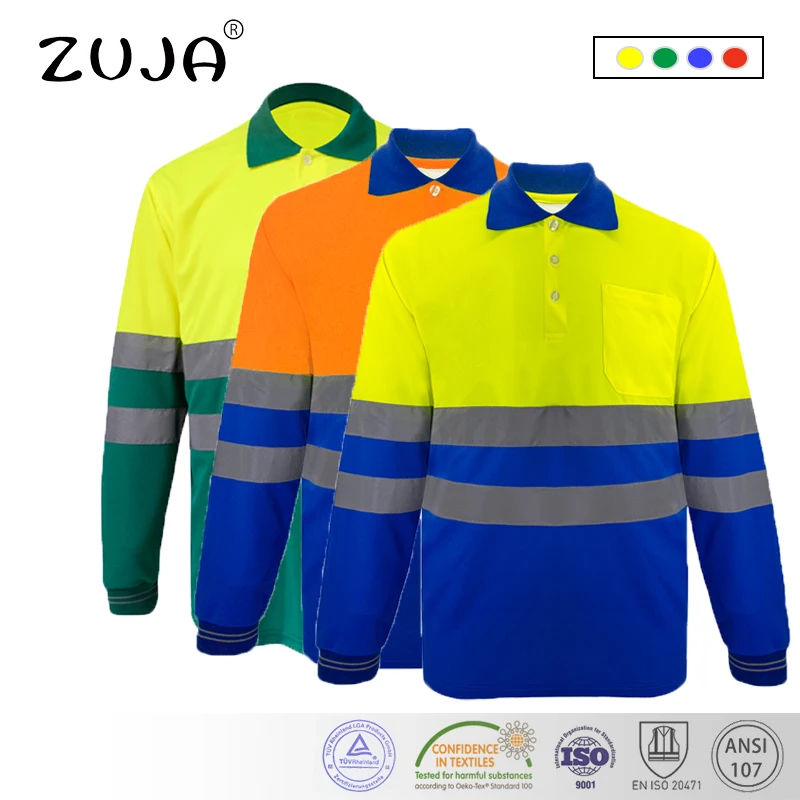 ZUJA-High-Quality-Safety-Reflective-Long-Sleeve-Breathable-Work-Clothes ...