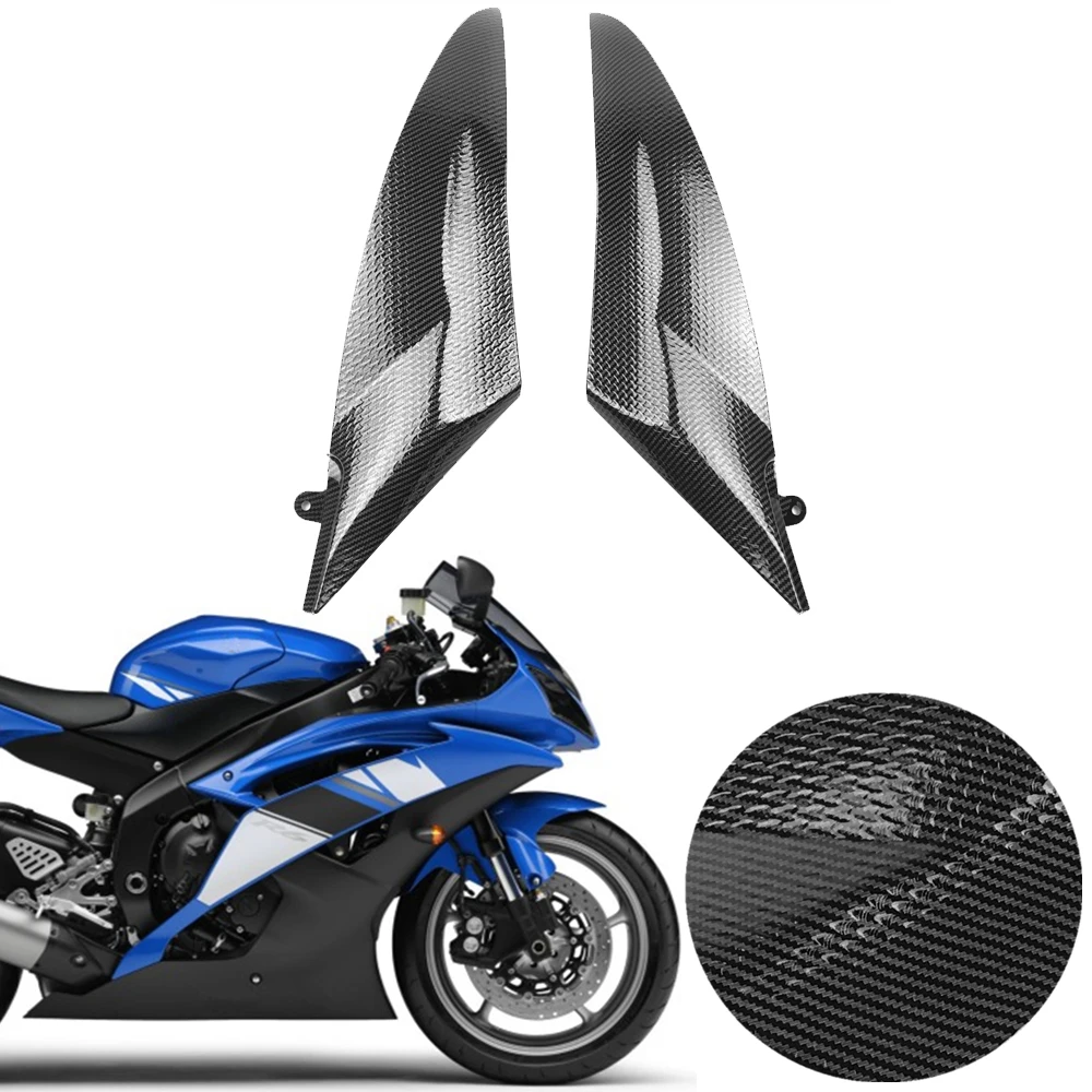 Motorcycle-Carbon-Fiber-Tank-Side-Covers-Panels-Gas-Fairing-For-Yamaha ...