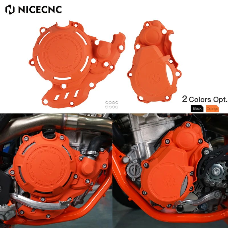 NiceCNC-Motorcycle-Ignition-Clutch-Cover-Guard-Protector-For-KTM-EXCF ...