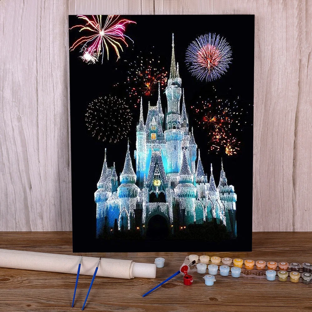 How To Paint Fireworks Acrylic