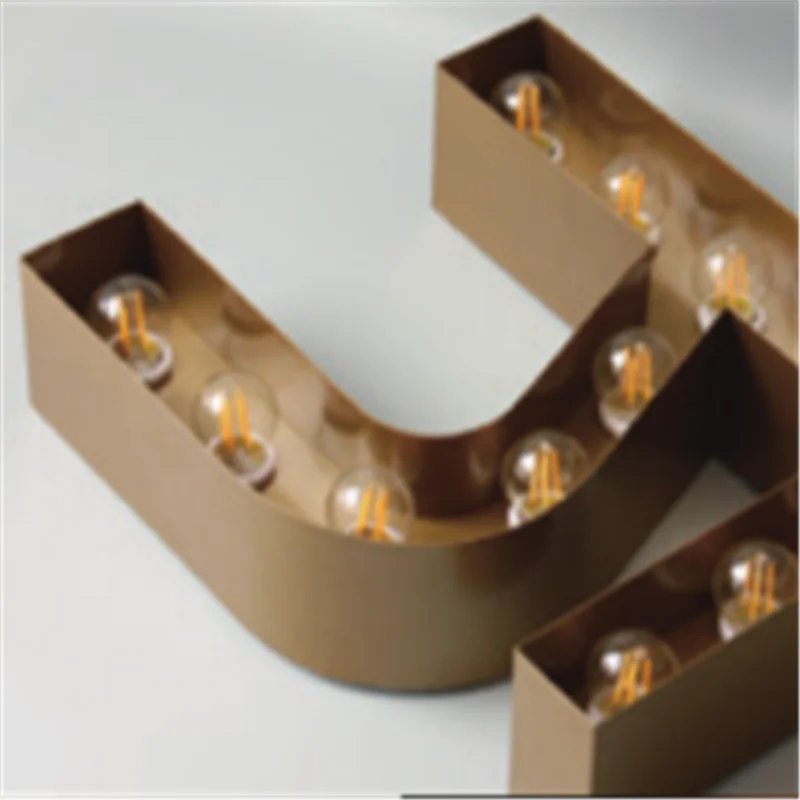 Custom-Sign-LED-Bulb-Metal-Frontlit-LED-Love-Letters-Marquee-Letters ...