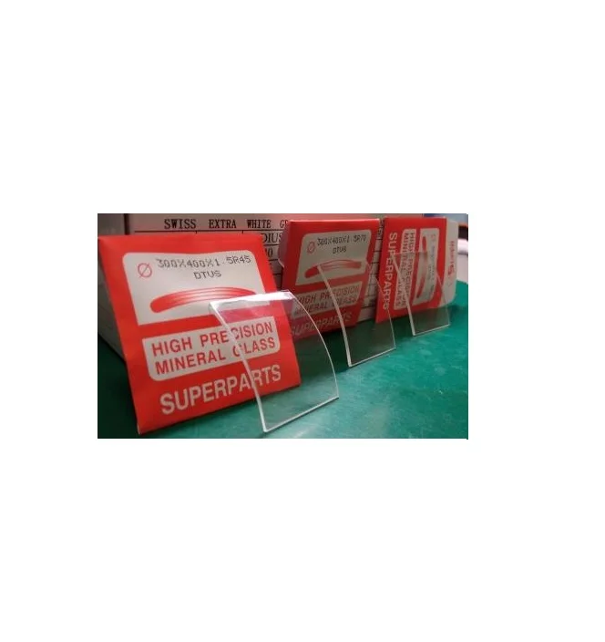 1.0mm 1.5mm Thickness Domed Rectangular Watch Crystal 30mm*40mm Curved ...