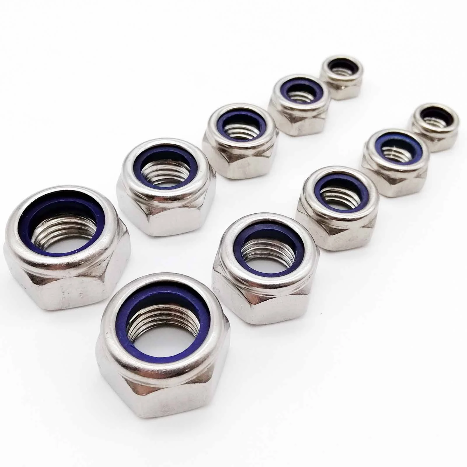 2/5/20/25/50pc M2 M2.5 M3 M3.5 M4 M5 M6 M8 M10 M12 M16 304 스테인레스 스틸 육각 ...