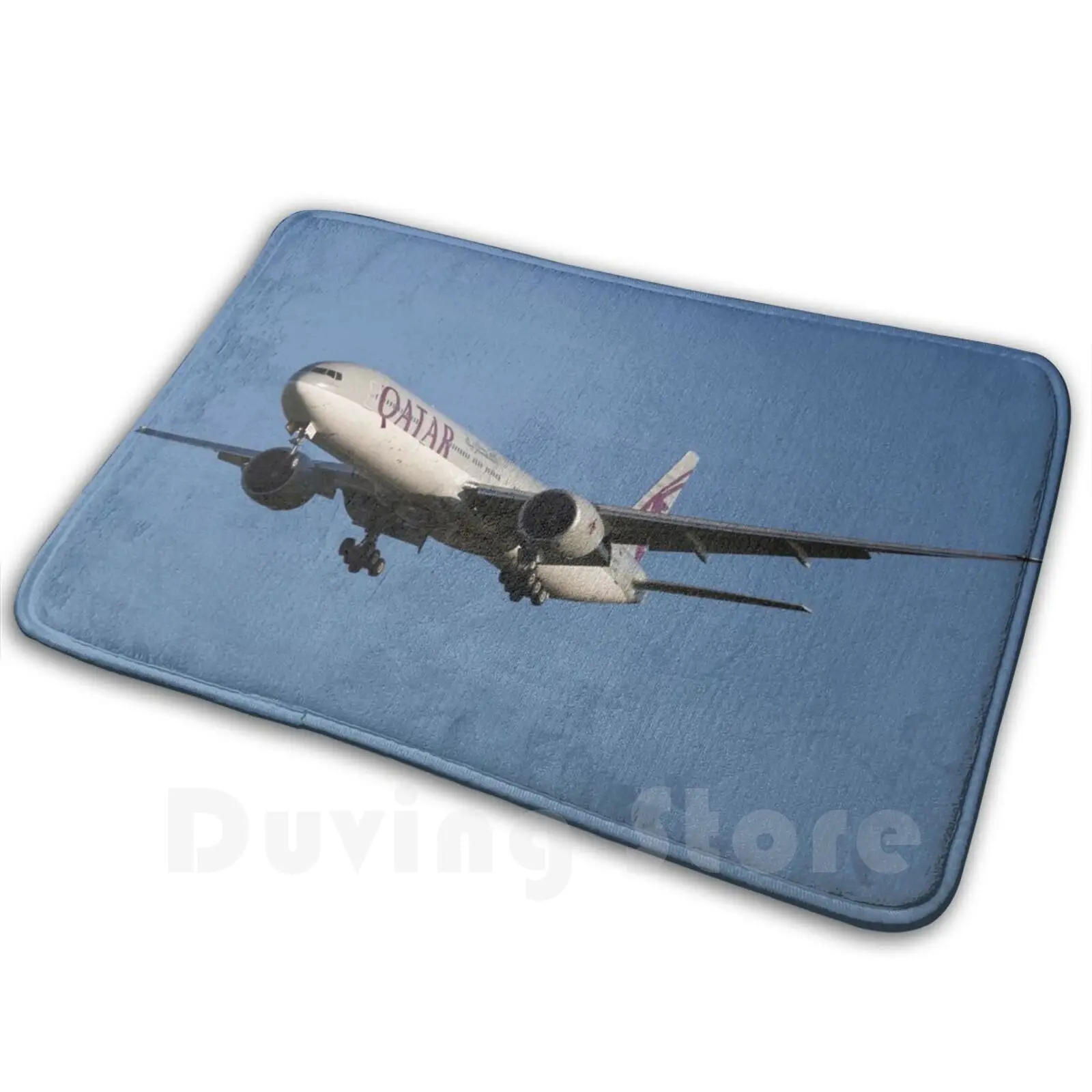 Qatar-Airways-Boeing-777-Carpet-Mat-Rug-Cushion-Soft-Qatar-Airway-Qatar ...