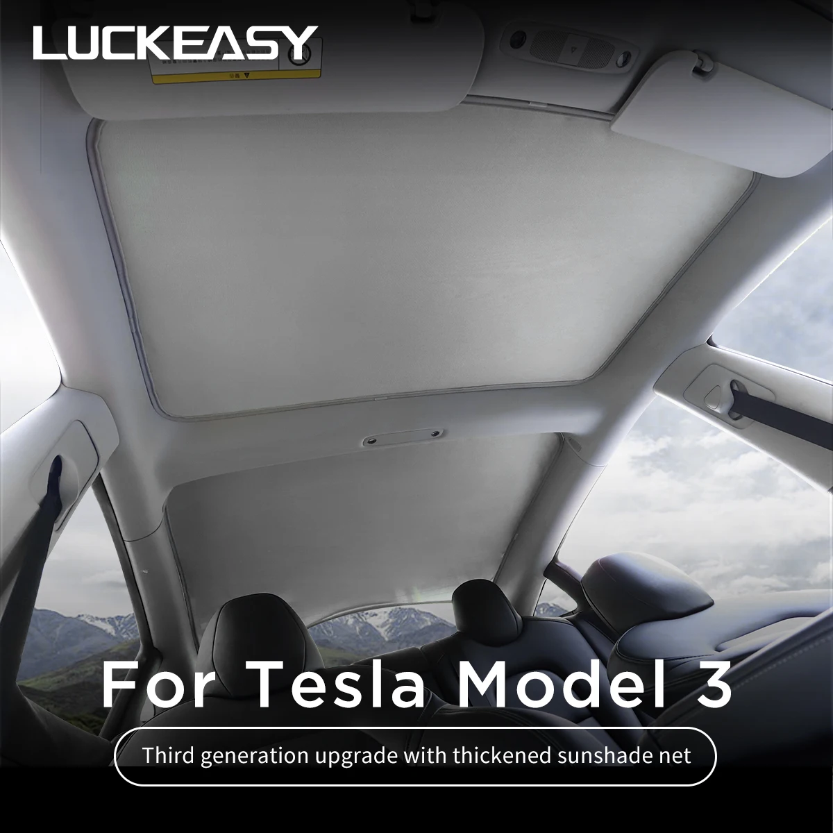 Interior Accessories Sun Shades For Tesla Model 3 2017-2022 Front Rear ...