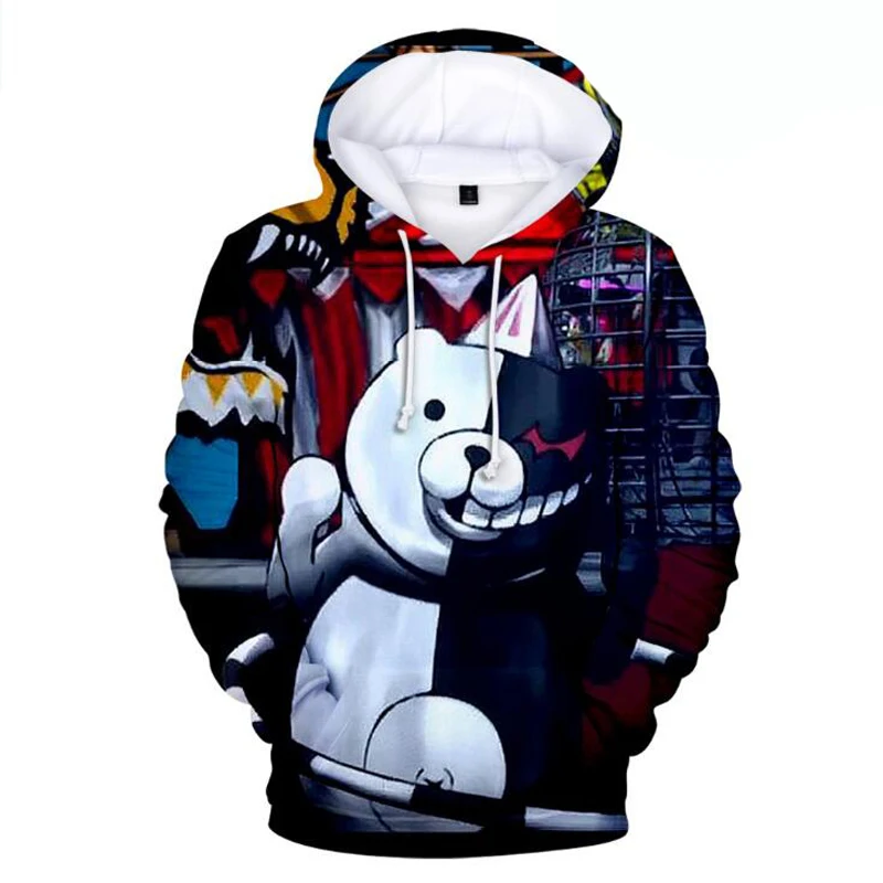 Anime Danganronpa Monokuma Cosplay Costume Hoodies - AllCosplay.com