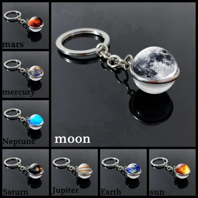 Solar-System-Planet-Keyring-Galaxy-Nebula-Space-Keychain-Moon-Earth-Sun ...