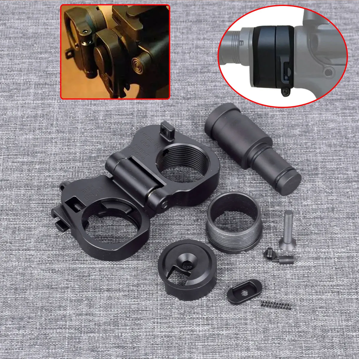 Other Outdoors - Tactical Aluminum AR Folding Stock Adapter 30mm For ...