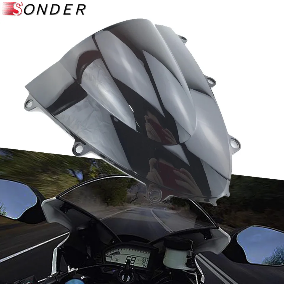 Motorcycle Double Bubble Windshield WindScreen Screen For Honda CBR ...