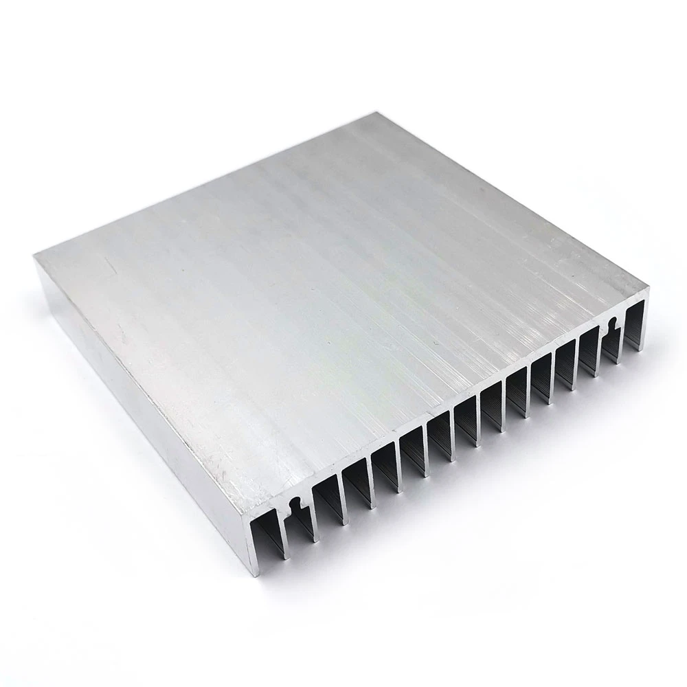2pcs 100x100x13mm 10cm Square Heatsink Aluminum Cooling Board Radiator ...