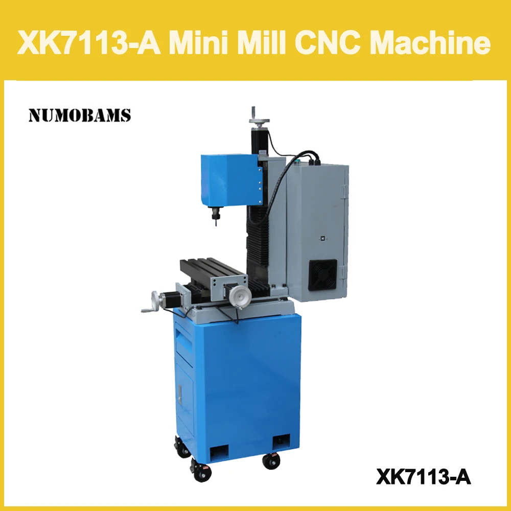 ミニCNCフライス盤,金属,ナイロン加工用マシンマシンマシンXK7113 A|drill machine|mill drill ...