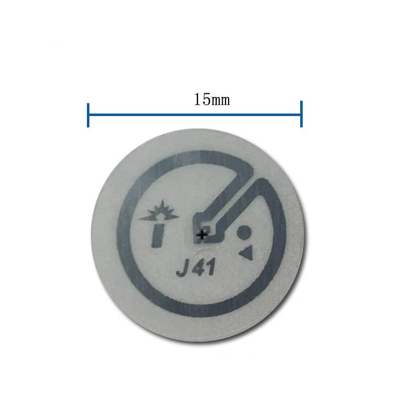 860-960Mhz ISO18000-63 EPC G2 UHF RFID Passive J41 Label Adhesive ...