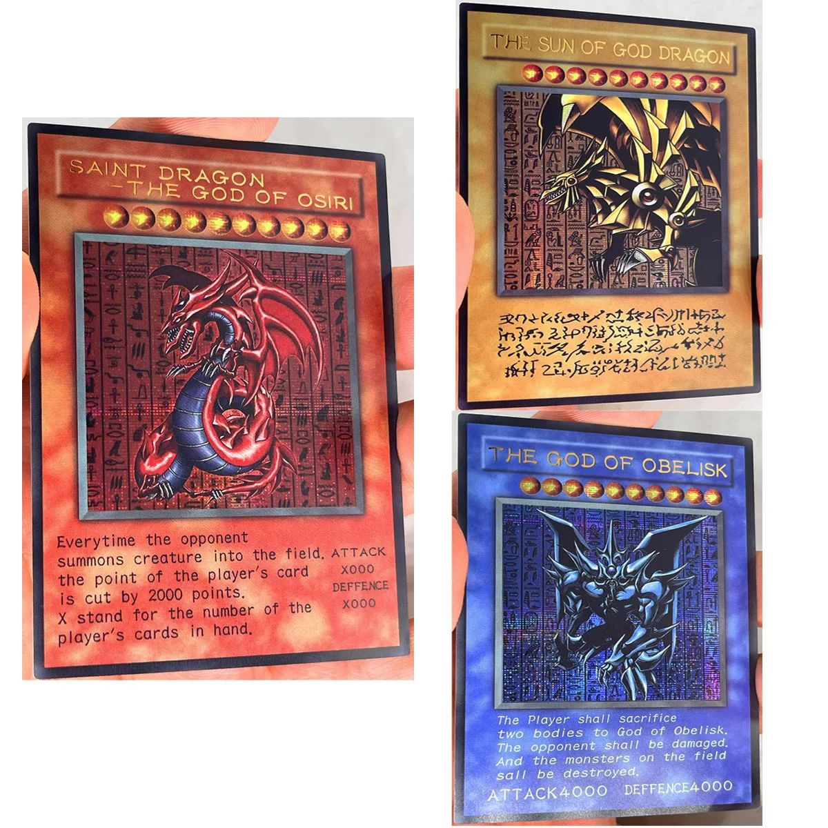 Egyptian God Cards Combined