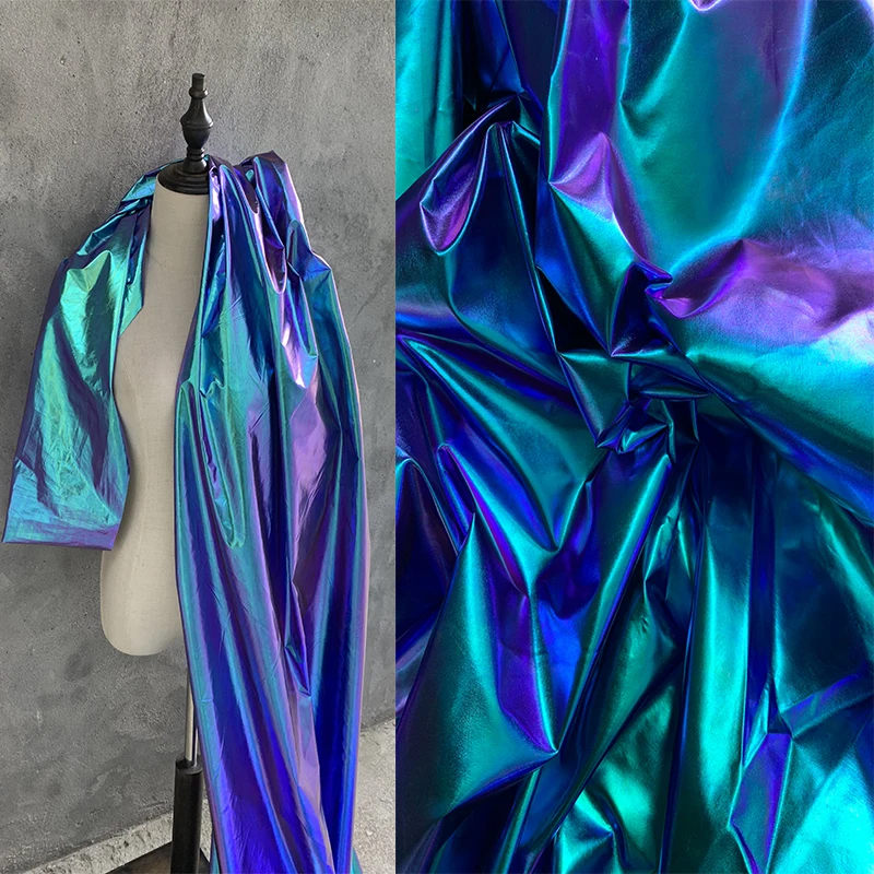 Iridescent Blue Fabric
