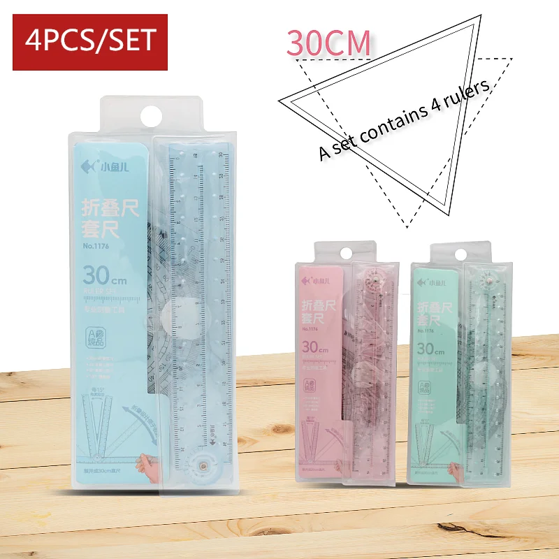 30cm-folding-Ruler-set-Packed-in-a-soft-PVC-bag-for-easy-storage-Not ...