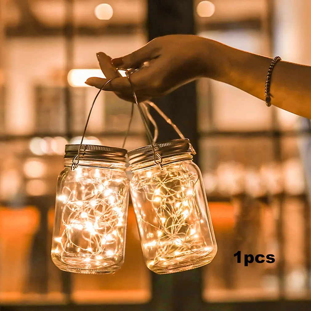 Botella Solar luz LED botella estrella luz luciérnaga luz cadena luces ...