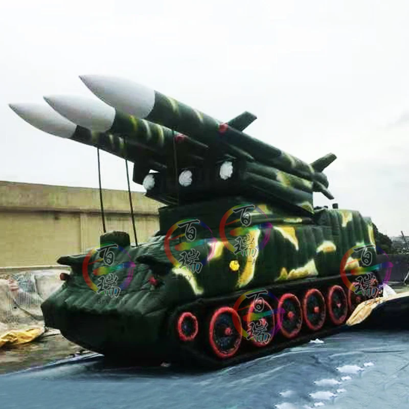 Environmentally-friendly-inflatable-military-tank-defense-education ...
