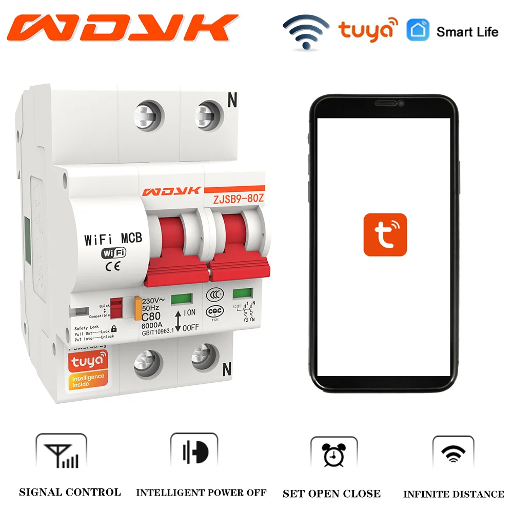 WDYK-2P-Smart-Circuit-Breaker-WiFi-Automatic-Switch-Remote-Control ...
