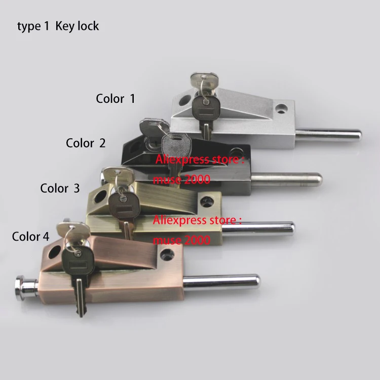 Rotary door latch lock Locker Hotel Shopping mall Entrance glass door ...