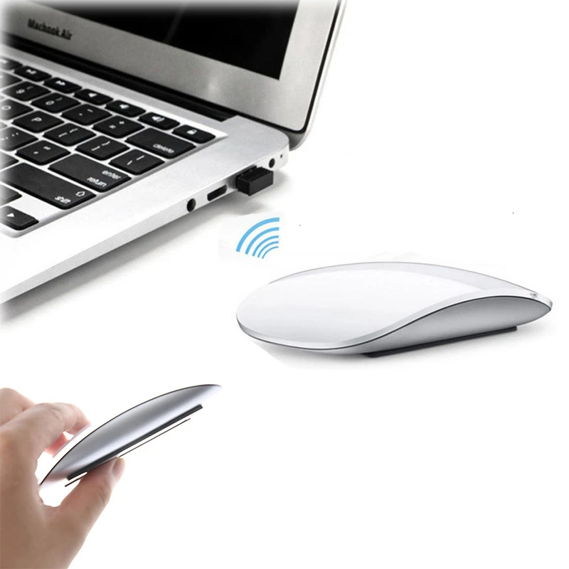 CHYI-Magic-Wireless-Arc-Touch-Ultra-Thin-Computer-Mouse-Ergonomic-Usb ...