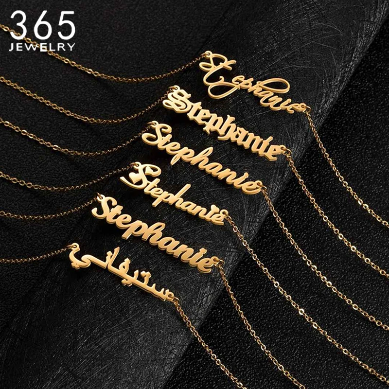 Collar-con-nombre-personalizado-para-mujer-y-ni-a-colgante-de-Color ...