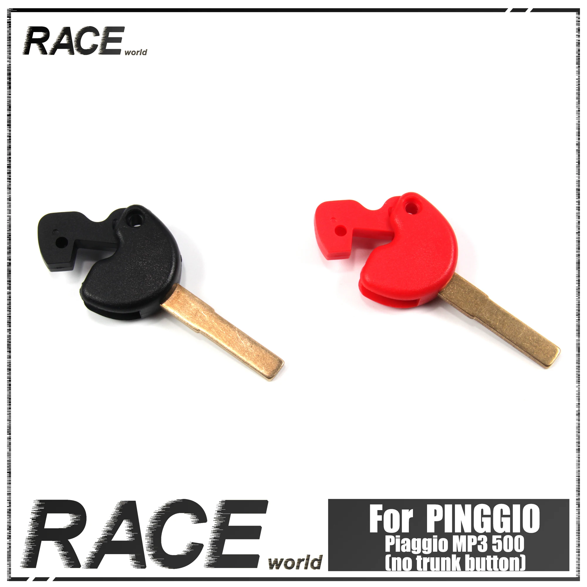 Motorcycle Uncut Blade Blank Key Embryo For Piaggio Mp3 500 Replacement ...