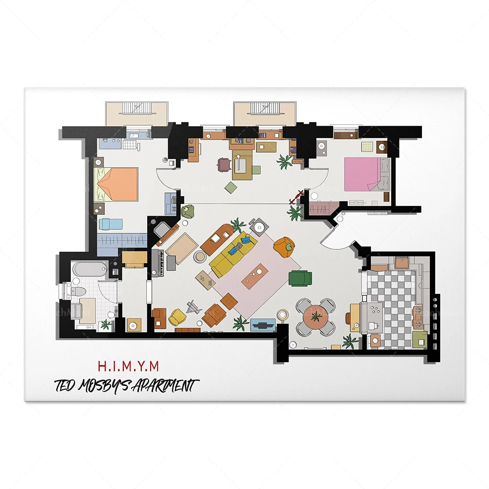 New Girl Loft Layout