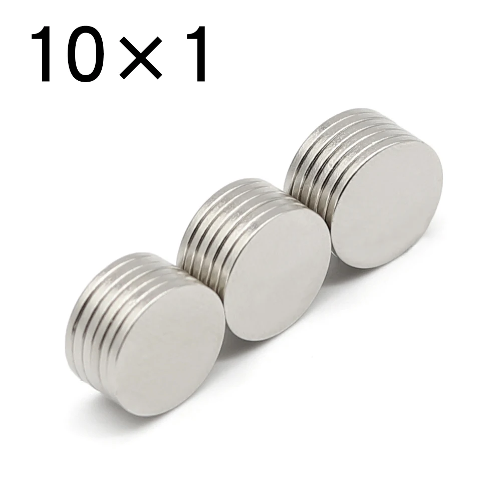 20 Pcs Neodymium Magnet 10mm x 1mm N35 NdFeB Round Super Powerful ...