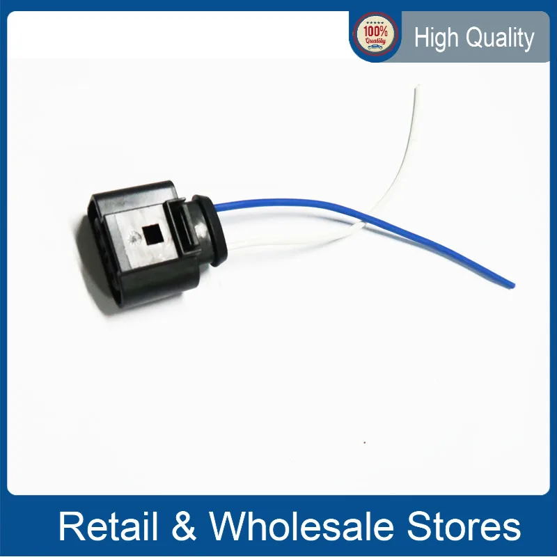 Conector eléctrico de 2 pines para VW, EOS, Golf, Jetta, Passat, AUDI ...