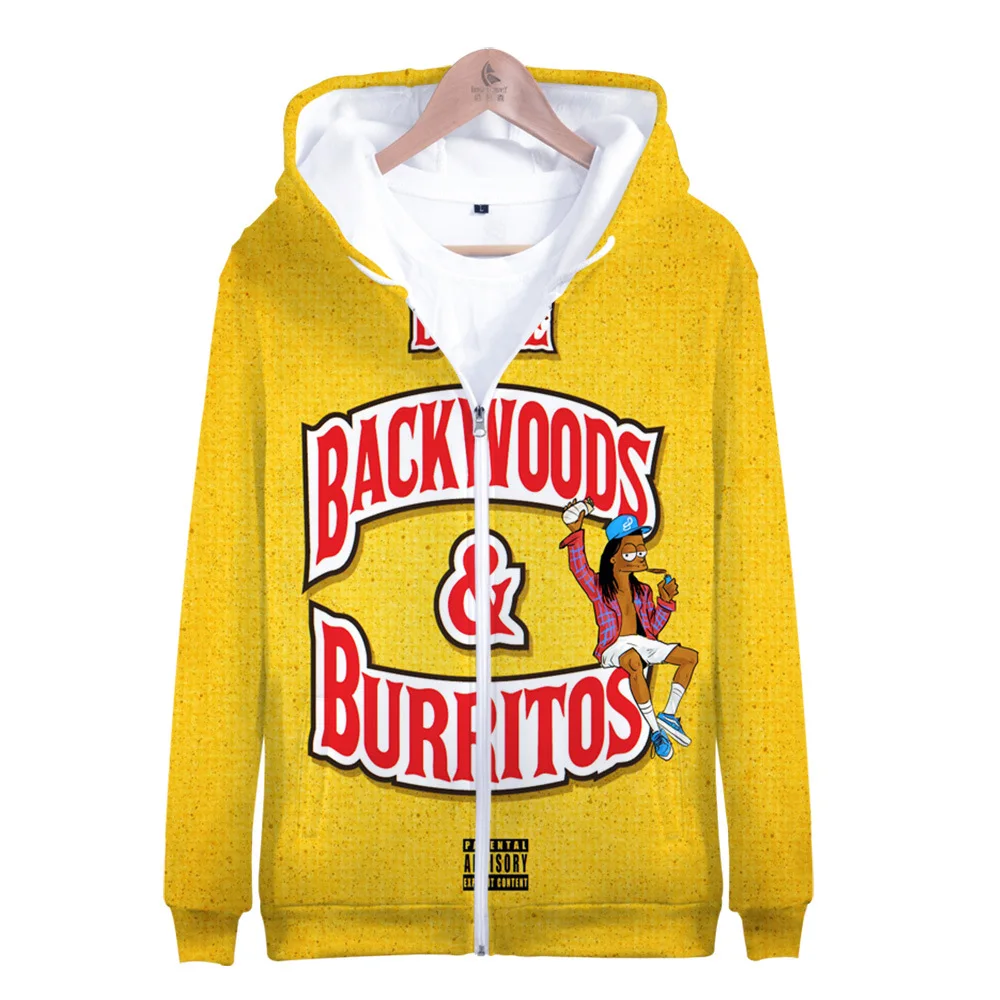 BACKWOODS Zip Up Hoodie Sweatshirt Teenage Cartoon Jacket Coat 3 To 14 ...