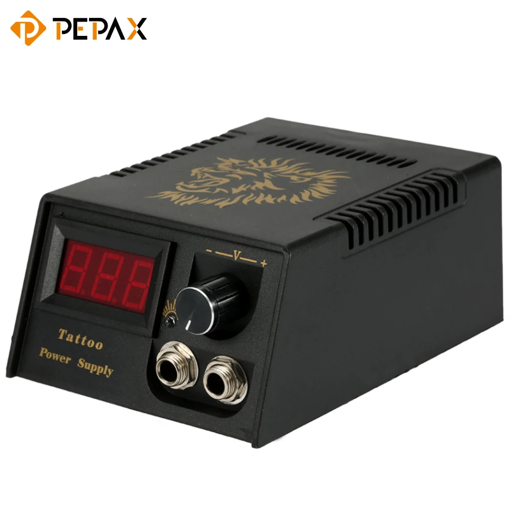 PEPAX Professional Digital LCD Tattoo Power Supply for Tattoo Machine ...