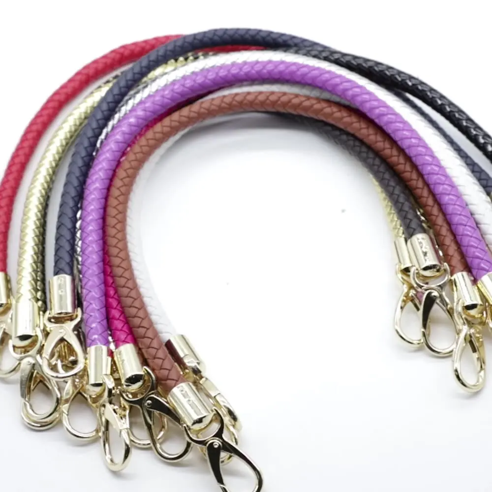 Fashion-60cm-PU-Leather-Braided-Rope-Handles-For-Handbag-Shoulder-Bag ...