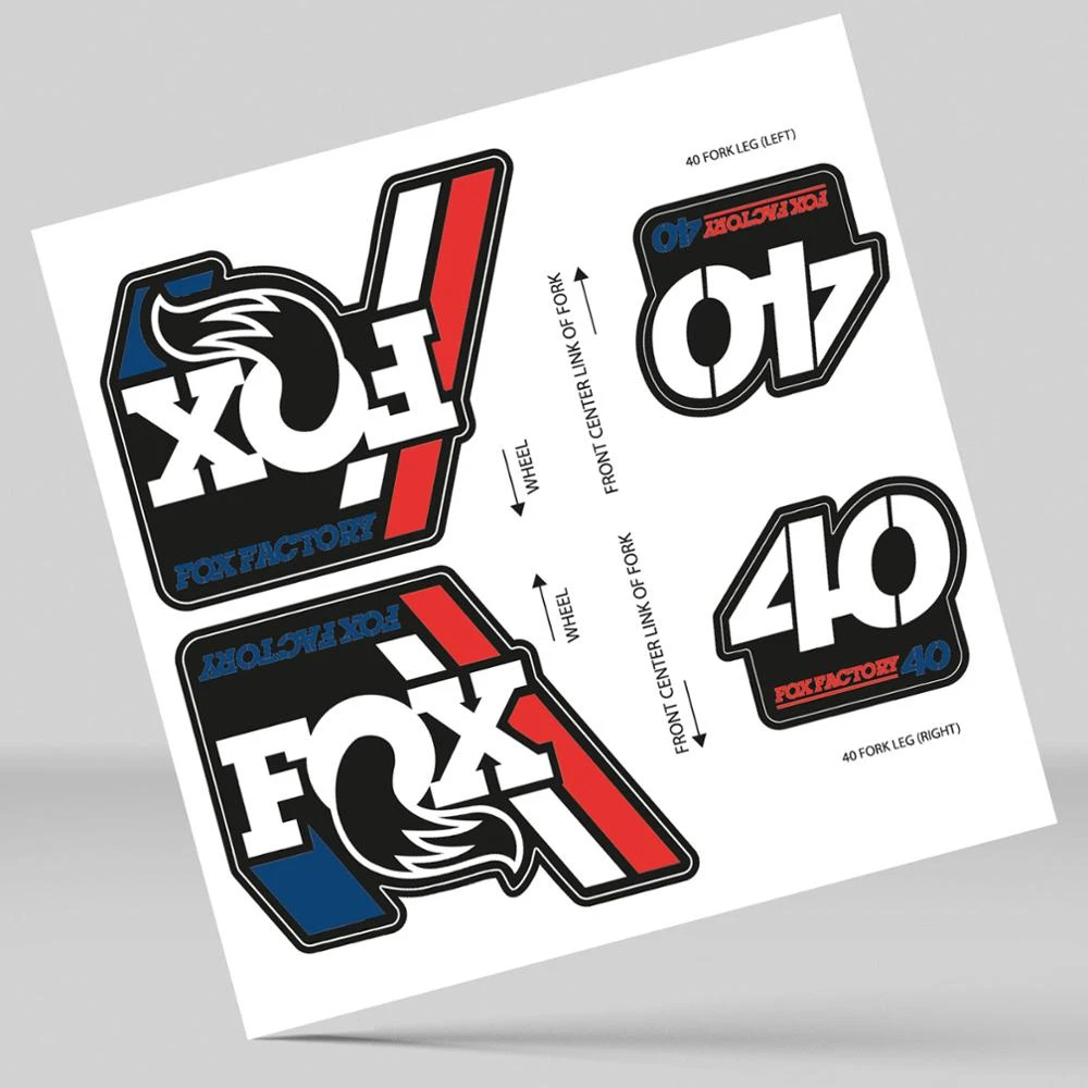 STAR SAM ® STICKERS FORK FOX 40 2019 Fy ADHESIVES STICKER FORK ￡4.12 ...