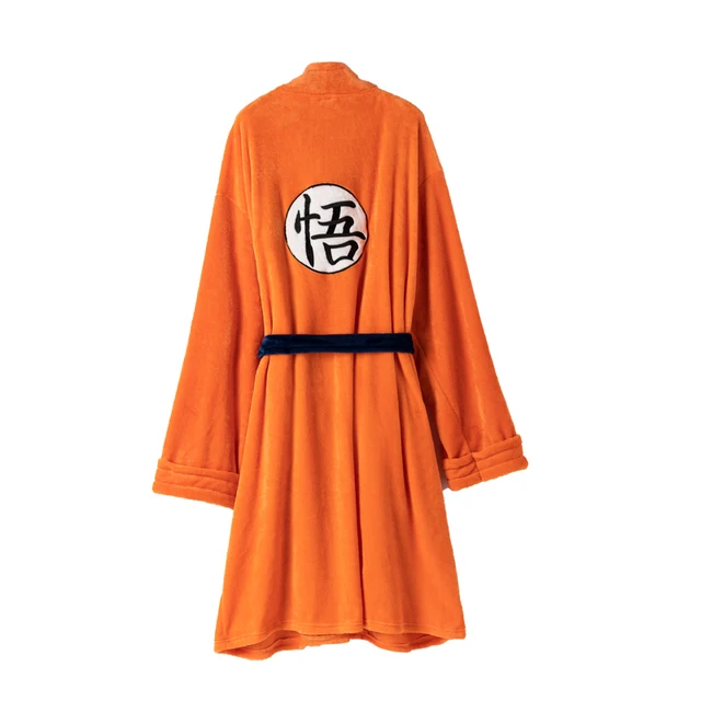 Anime Dragon Ball Son Goku Kimono Bathrobe Gown Cosplay Costume ...