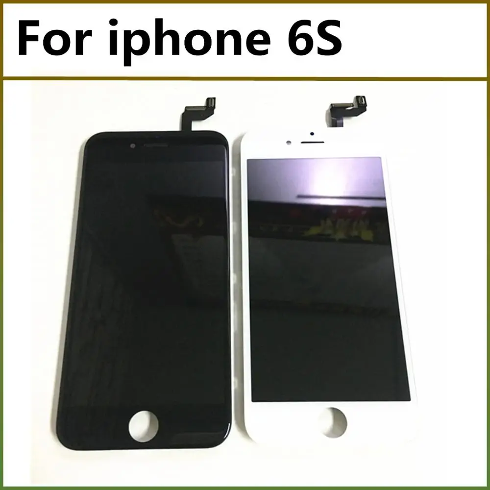 10 pçs/lote 100% testado aaa qualidade lcd para iphone6s display lcd ...