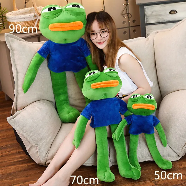 Pepe Meme Frog Collection Frog Pepe Sad Meme Stuffed Animal, 52% OFF