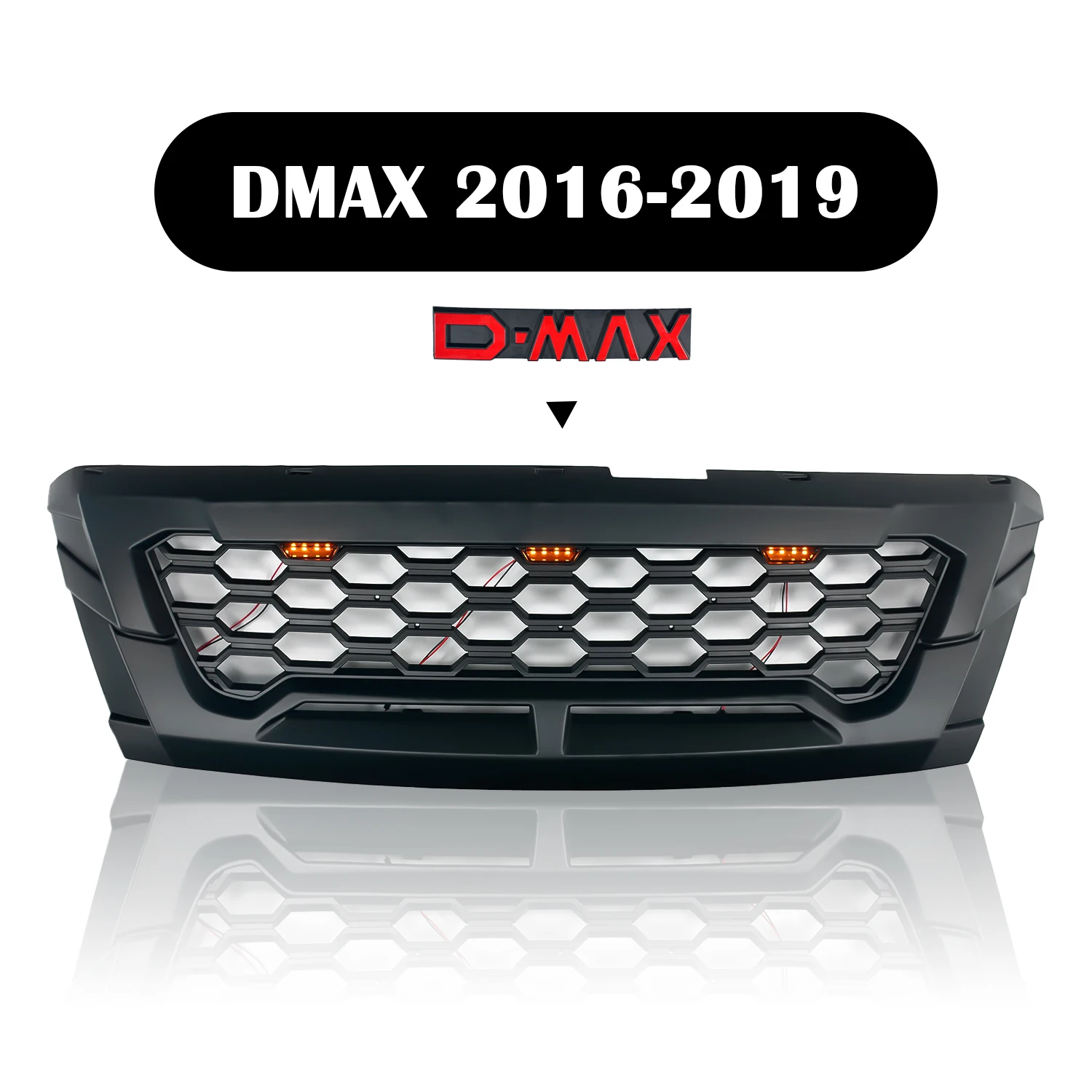 Modified-For-D-MAX-Grill-Mesh-For-DMAX-D-MAX-2016-2017-2018-2019-Front ...