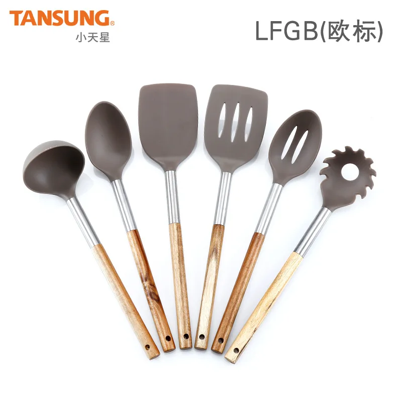 Six piece Kitchen Utensil Non stick Cookware Nylon Kitchenware High ...