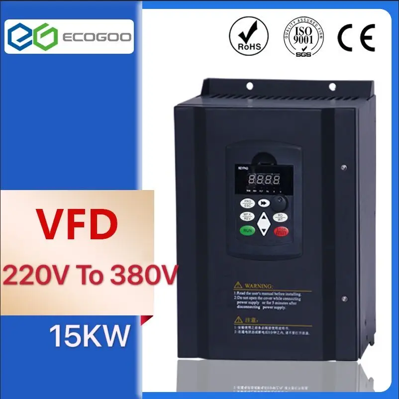 Inversor-trif-sico-de-frecuencia-de-entrada-convertidor-de-frecuencia-de-15KW-220V-salida-trif ...