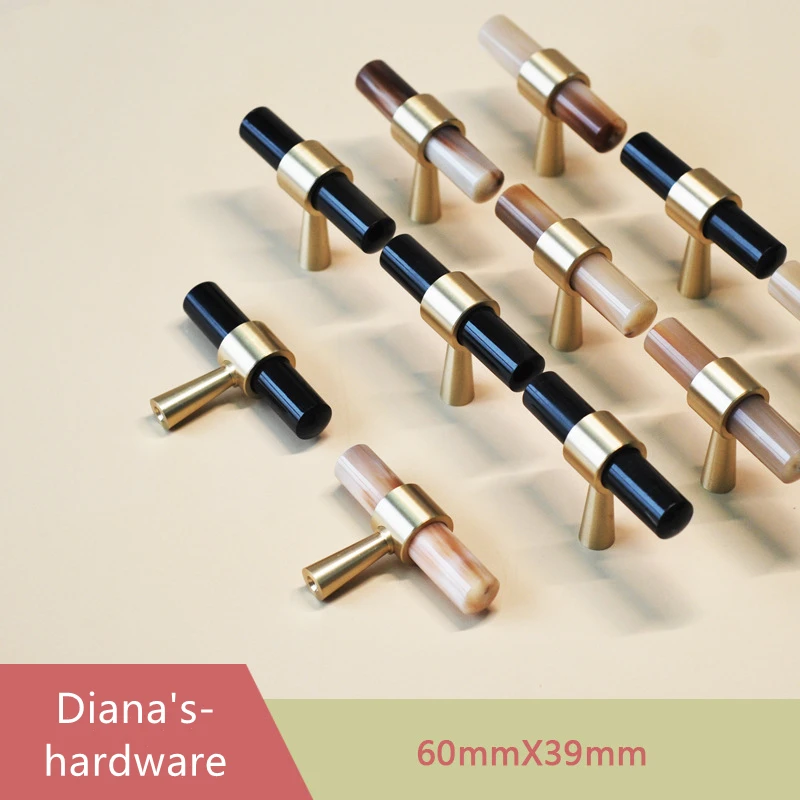 Luxury-Horn-Brass-Furniture-Handles-Elegant-Door-Knobs-and-Handles-for ...