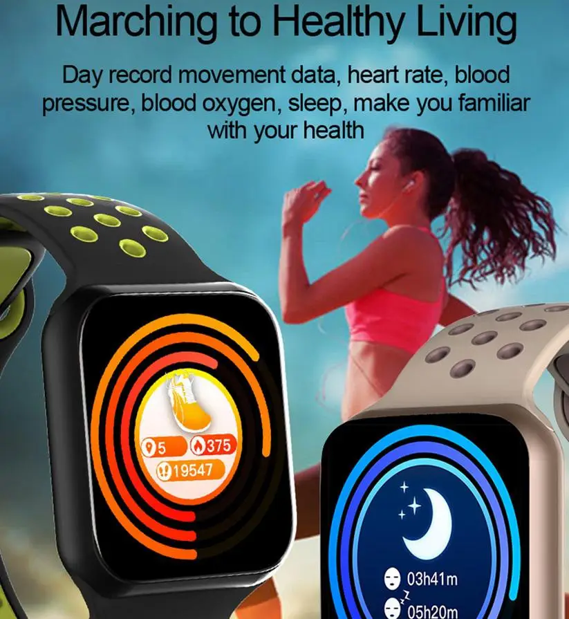 HobbyLane F8 Bluetooth Smart Watch Heart Rate Monitor Calories Fitness ...