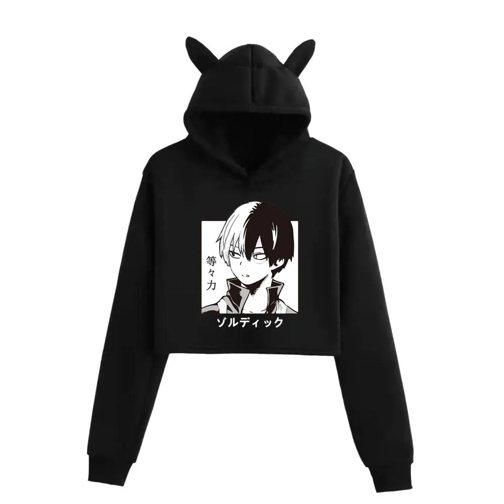 My Hero Academia Sweatshirt Women Hoodie Anime Shoto Todoroki Hooded ...