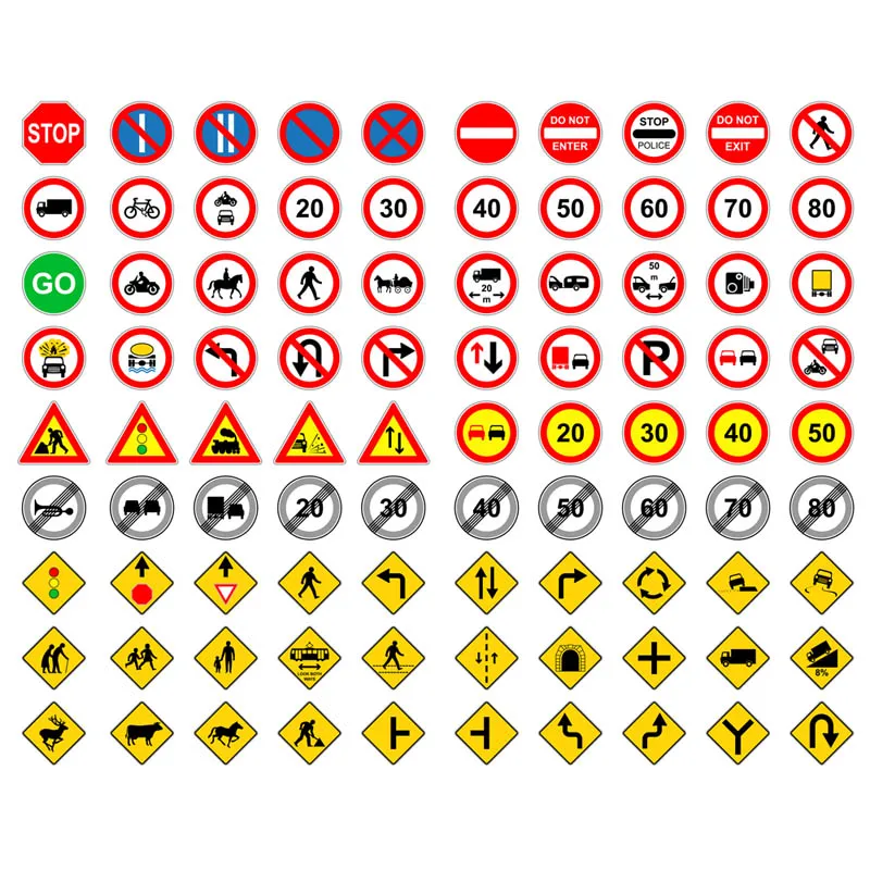 1-PCS-Mini-Traffic-Sign-Decor-Cute-Aesthetic-Book-Journal-Stickers ...