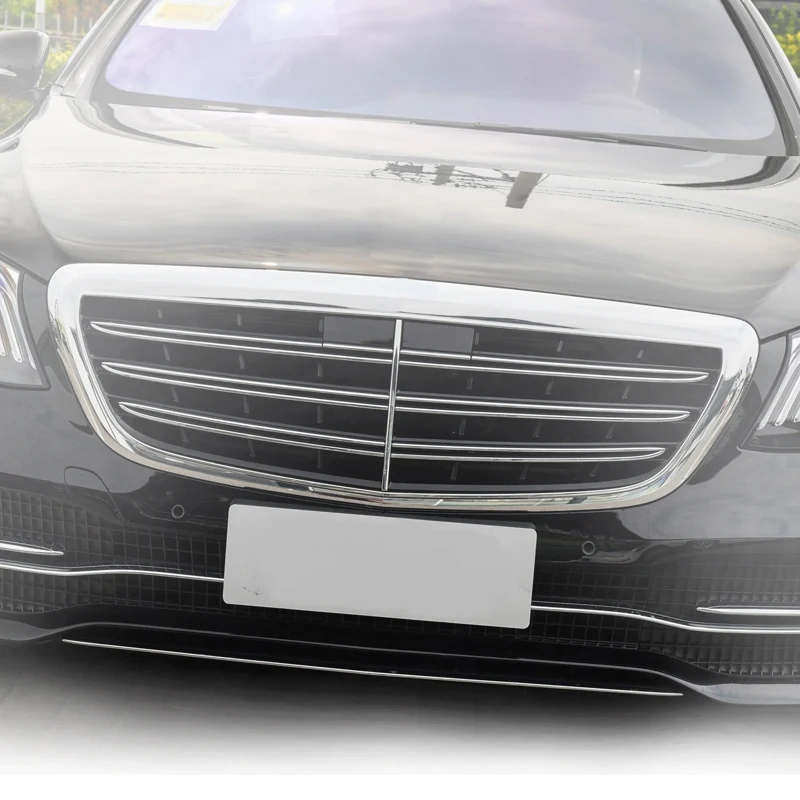 W222-Maybach-Front-Bumper-Lip-Chrome-Trim-Same-as-Original-Auto-Parts ...