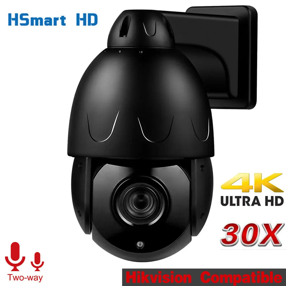 Hikvision-Compatible-8MP-4K-IP-Camera-Outdoor-PTZ-30X-Zoom-H-265-Dome ...