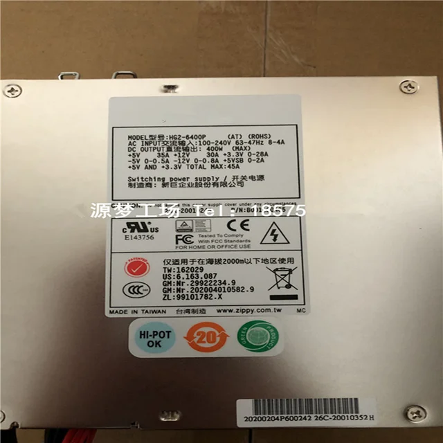 PSU For Emacs AT P8P9P10 400W Power Supply HG2-6400P SP2-4400F SP2 ...