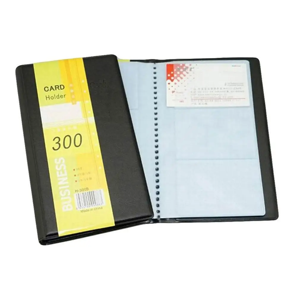 Large Capacity Business Card Book 300 Cards Business Office Card ...